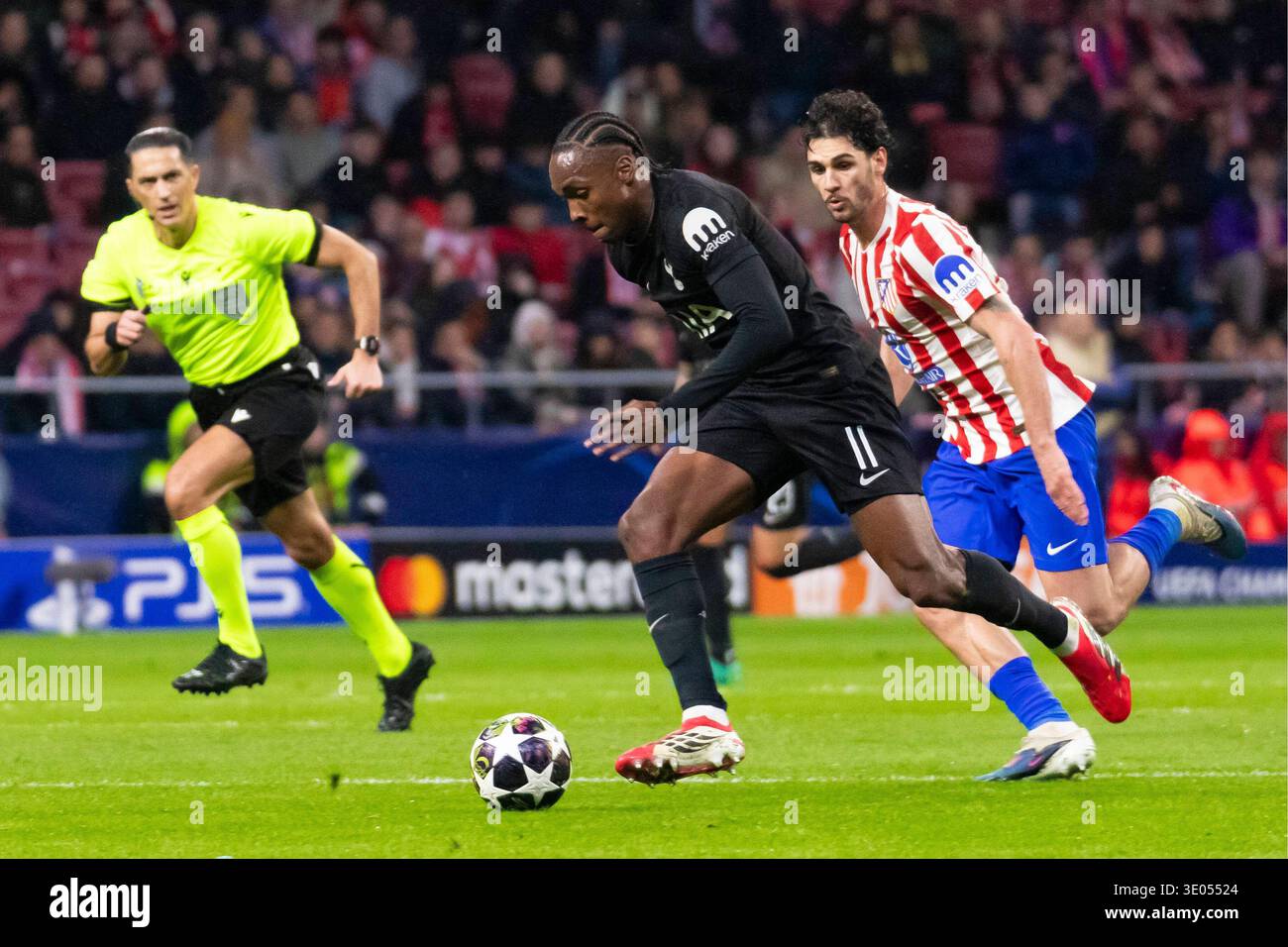 UEFA Champions League soccer match Atletico Madrid vs Tottenham at ...
