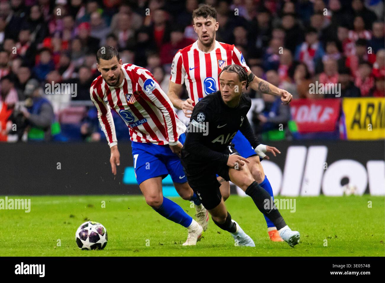 UEFA Champions League soccer match Atletico Madrid vs Tottenham at ...