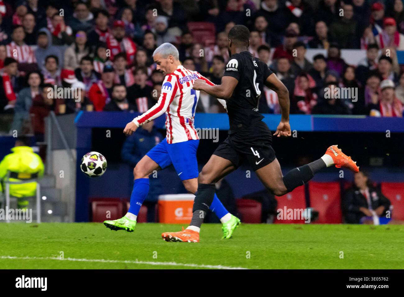 UEFA Champions League soccer match Atletico Madrid vs Tottenham at ...