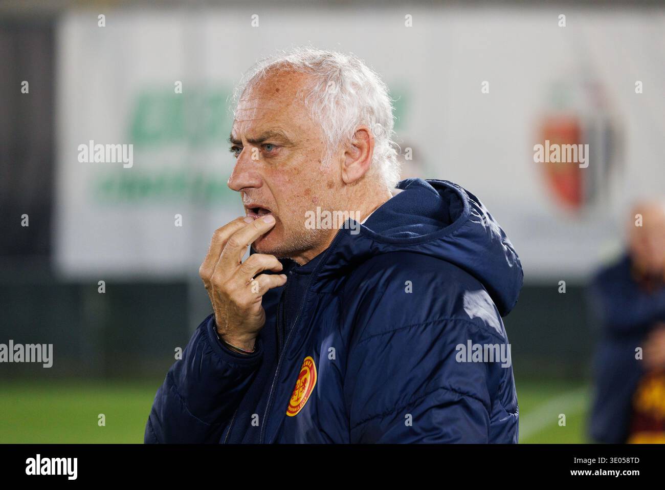 Coach of Ravenna FC Andrea Mandorlini is seen before the match between ...