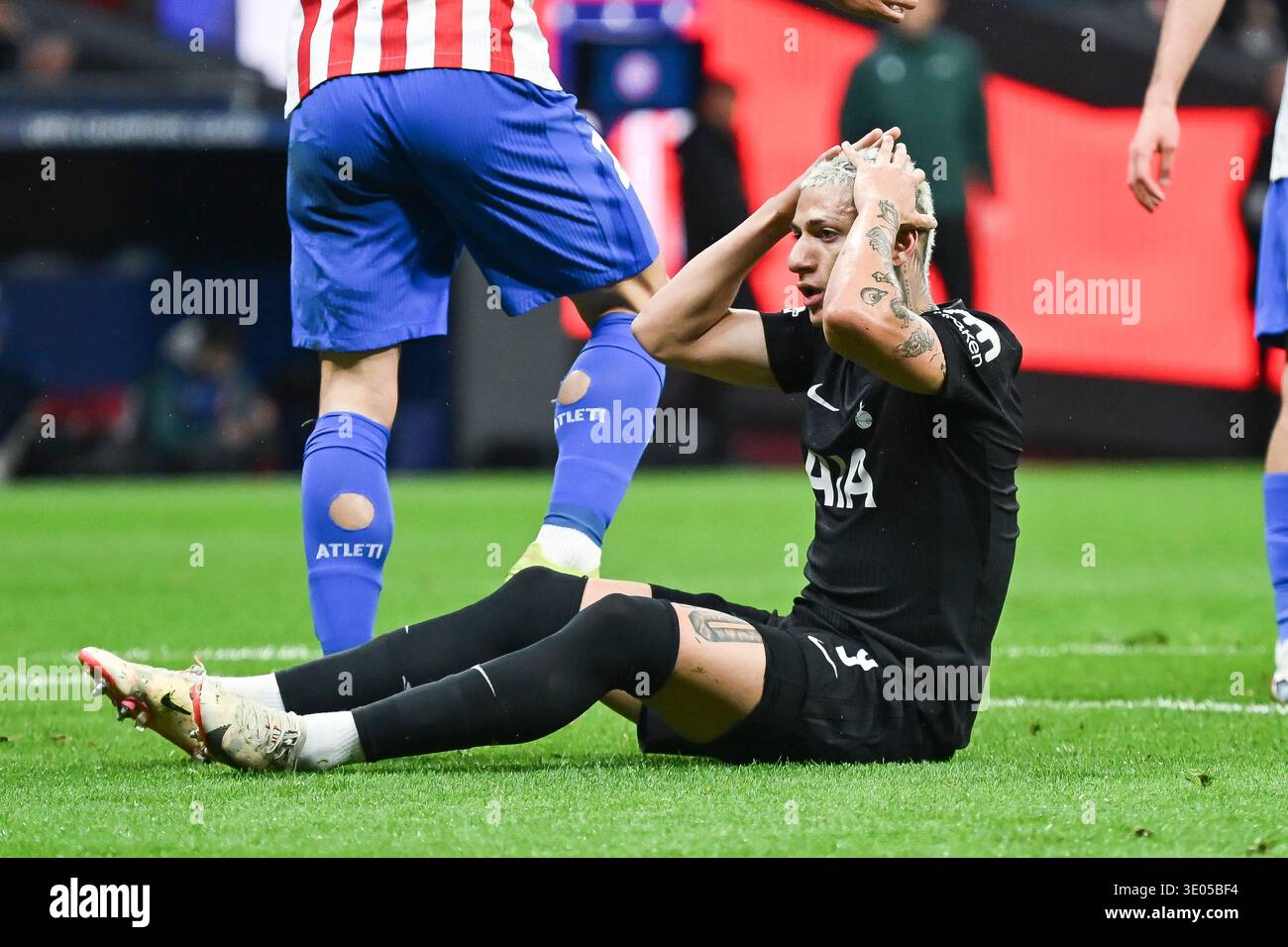 Richarlison of Tottenham Hotspur during the UEFA Champions League Round ...