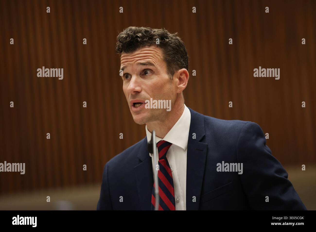 Los Angeles District Attorney Alexander Bott speaks during the ...