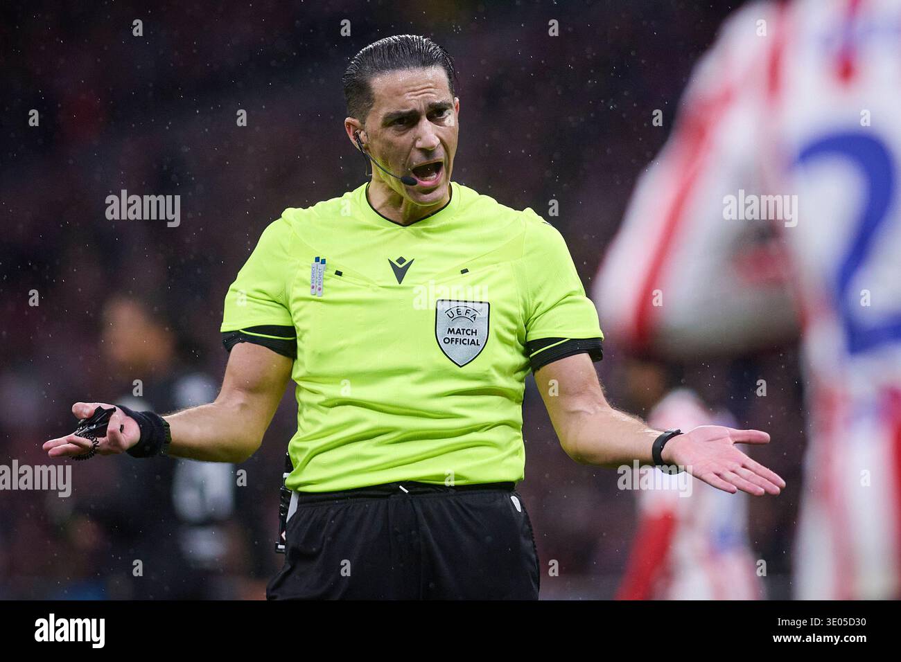 Referee Serdar Gozubuyuk during Champions League 2025/2026, round of 16 ...