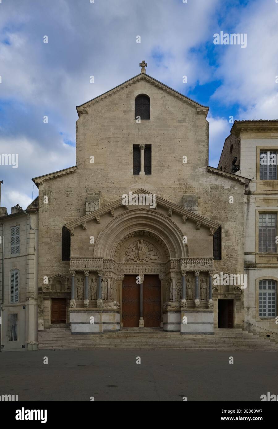 Saint-Trophime Primatial Romanesque style Catholic Church in Arles ...