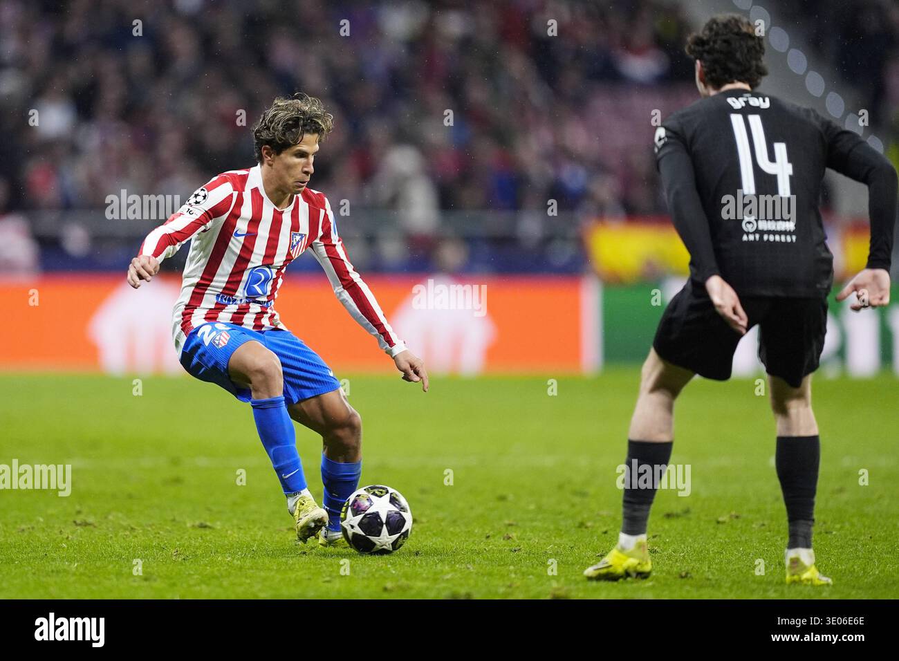 Giuliano Simeone of Atletico de Madrid during the UEFA Champions League ...