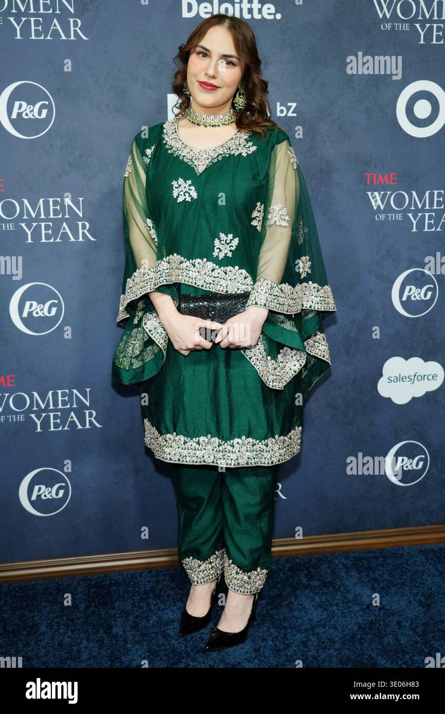 Mahnoor Omer arrives at TIME Women of the Year on Tuesday, March 10 ...