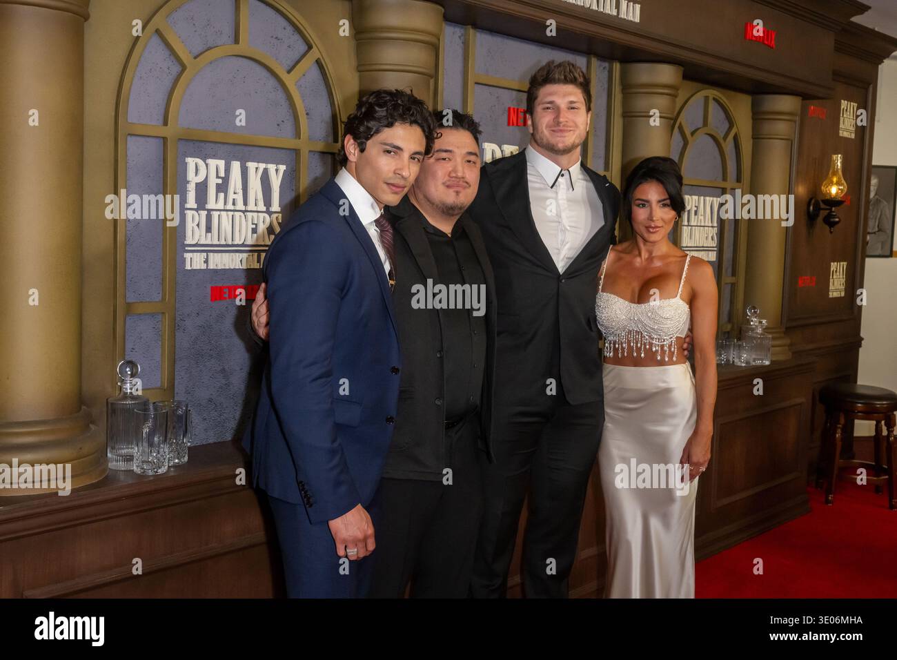 (L-R) Isaac Ramirez, Ben Phelps, Laith Wallschleger and Danielle Iodice ...