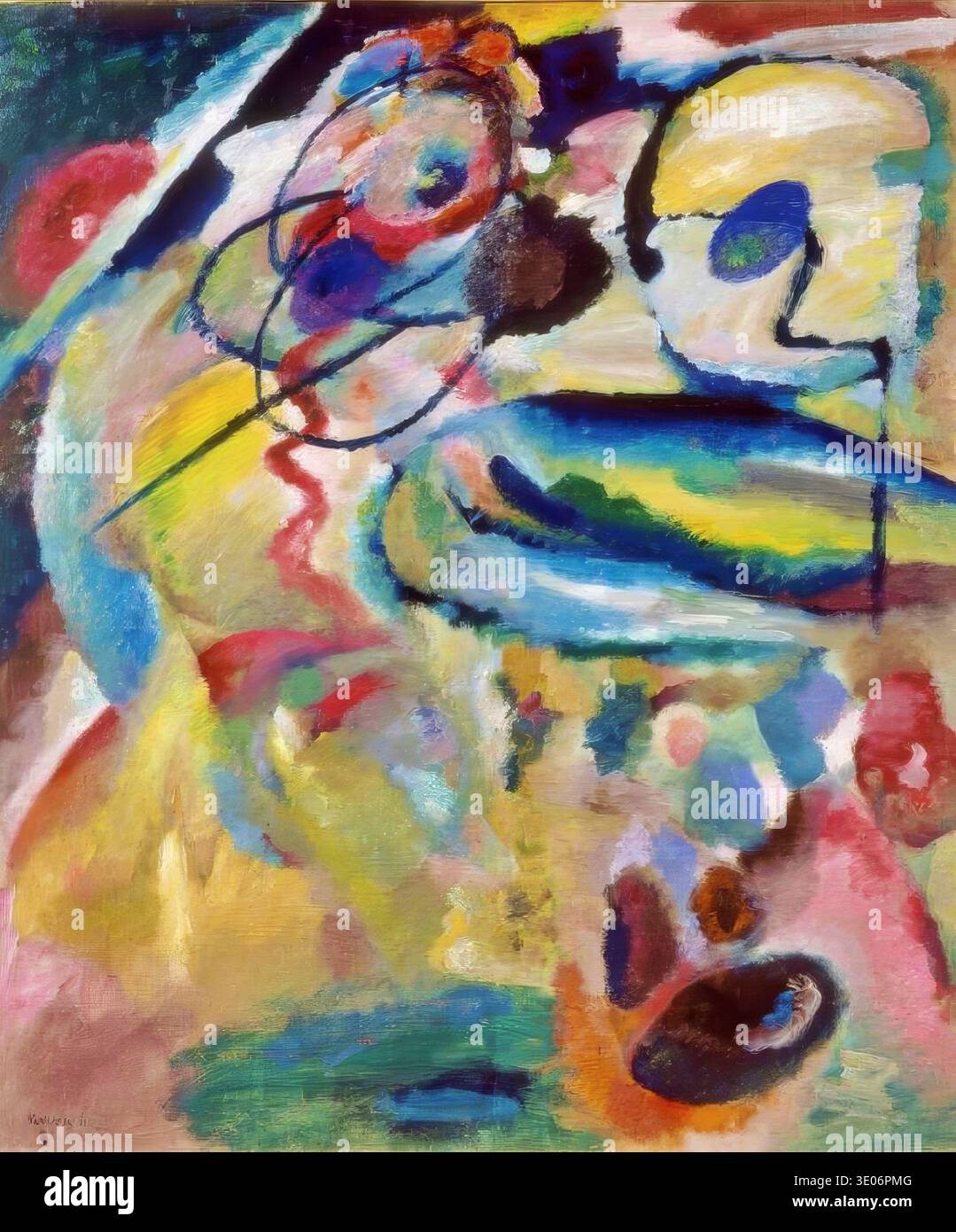 Wassily Kandinsky – Picture with Circle, 1923 Stock Photo - Alamy
