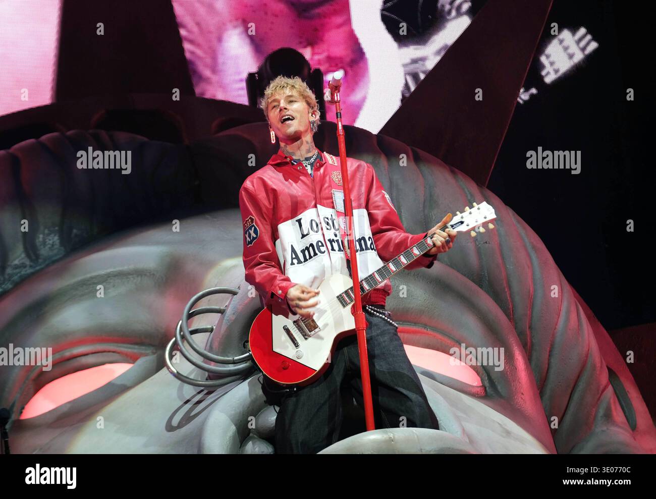 UK: Machine Gun Kelly at OVO Hydro, Glasgow, Scotland on 08 March 2026 ...