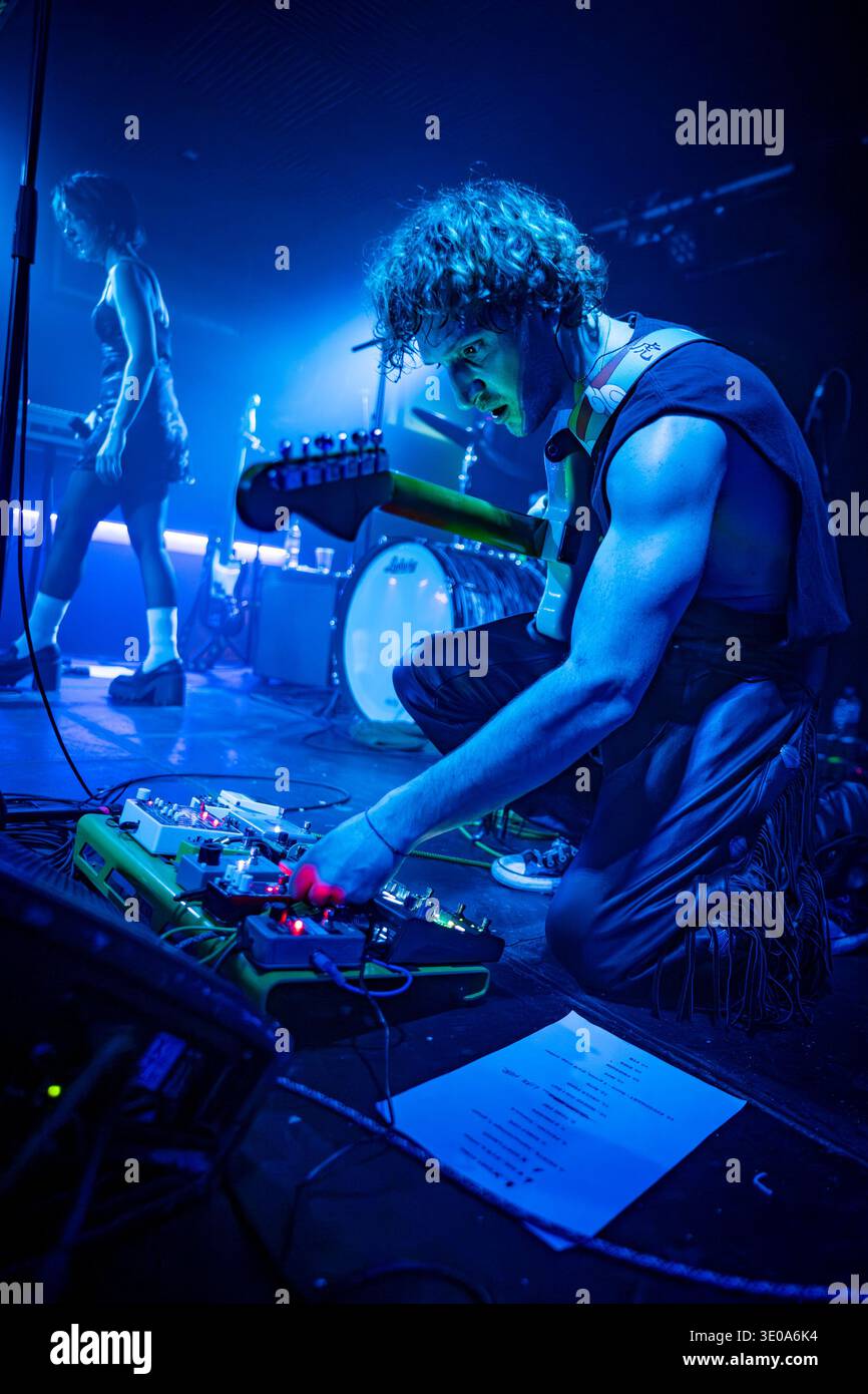 Edinburgh, Scotland. Tue 10 March 2026. London electro-bass punk band ...