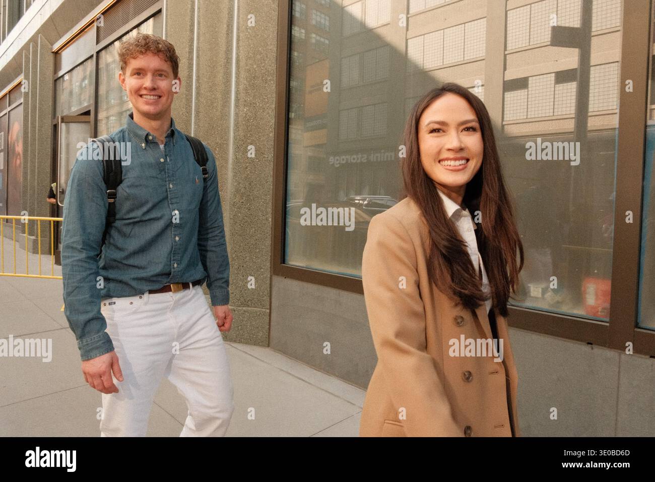 New York NY, March 11: Madison Chock & Evan Bates Outside ABC Studios ...