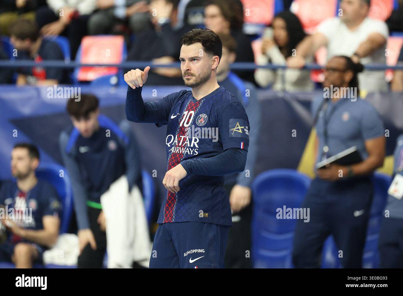 Sebastian Karlsson of Paris Saint-Germain Handball during EHF Champions ...