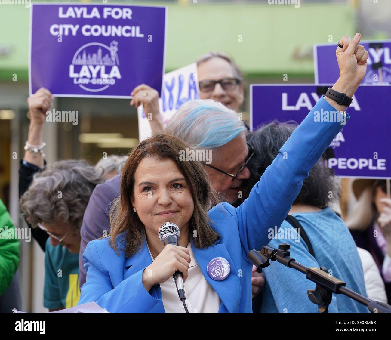 Layla Law-Gisiko at a public appearance for Attempt to Remove Layla Law ...