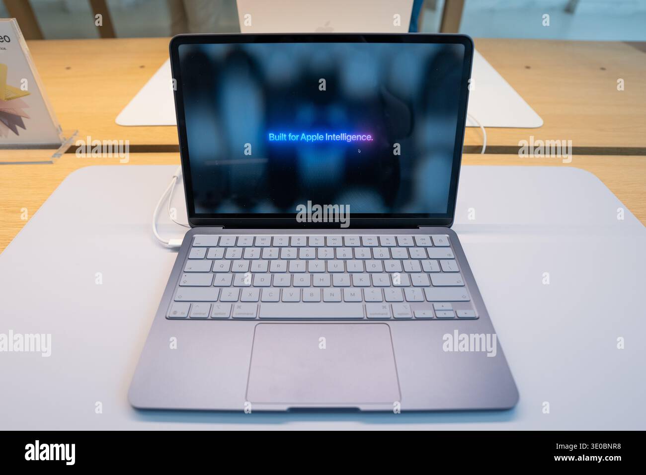 Washington, United States. 11th Mar, 2026. A MacBook Neo is displayed ...