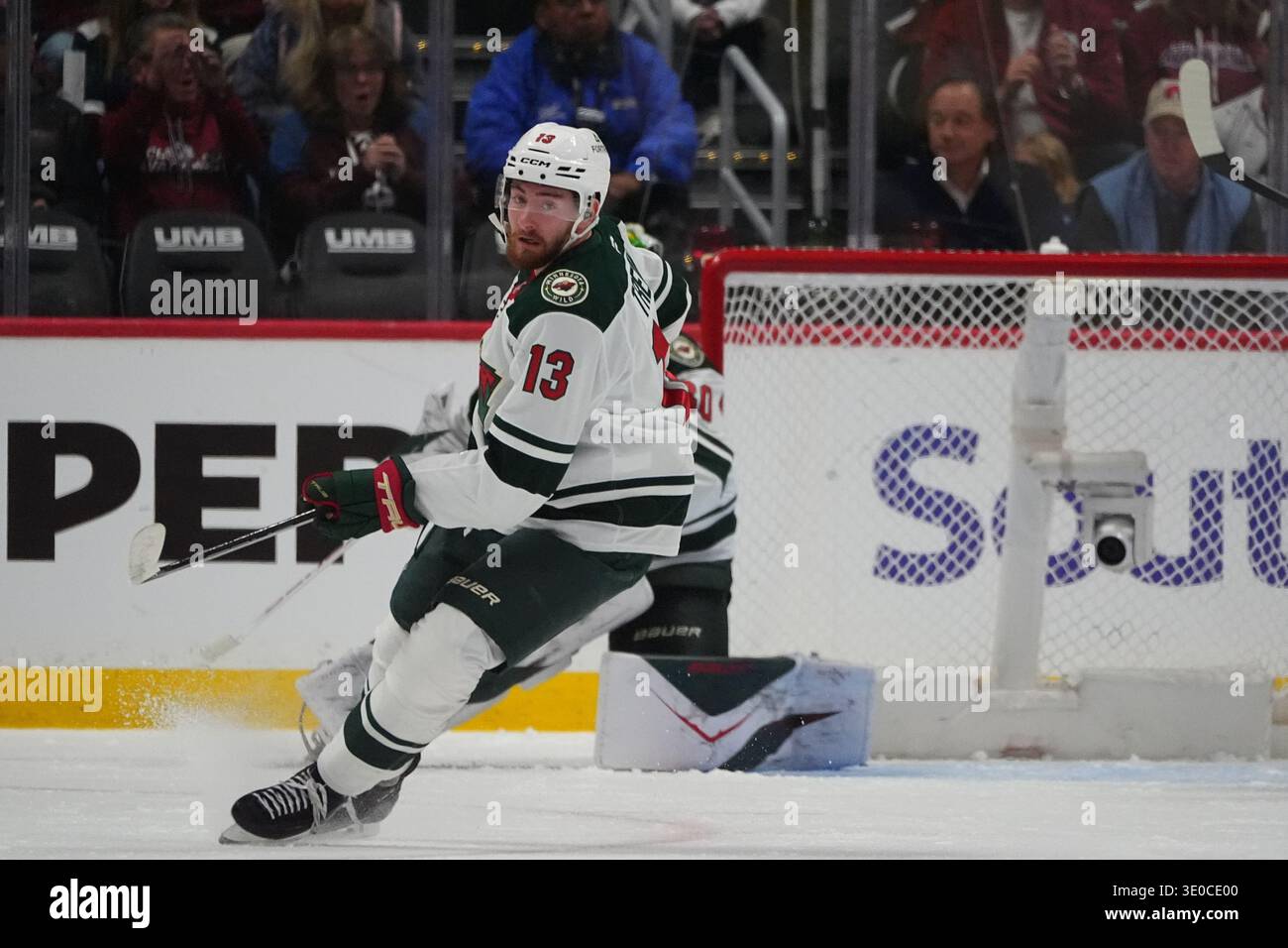 Minnesota Wild center Yakov Trenin (13) in the second period of an NHL ...