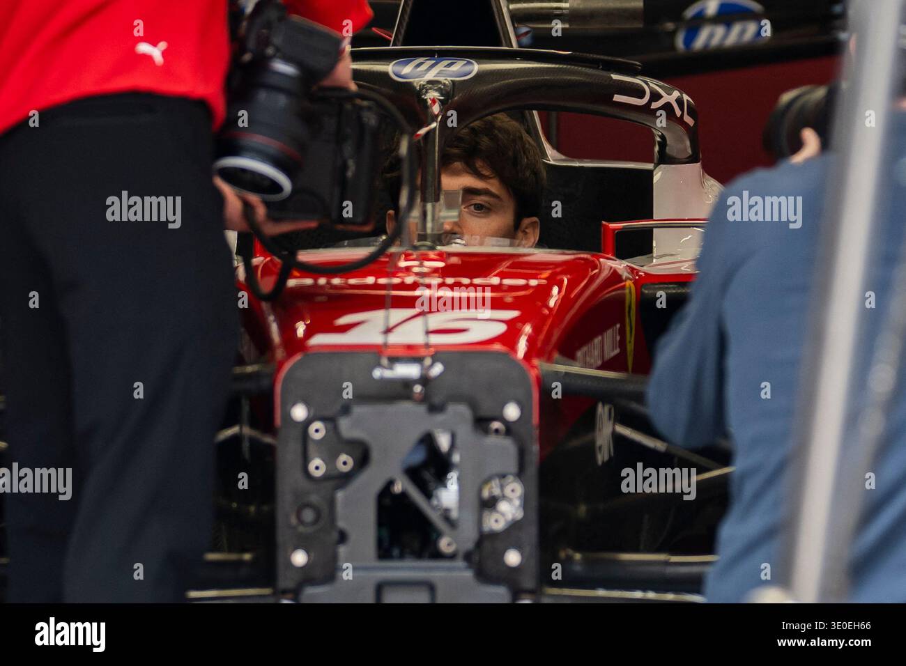 16 Charles Leclerc (Ferrari) at the Formula One Chinese Grand Prix at ...