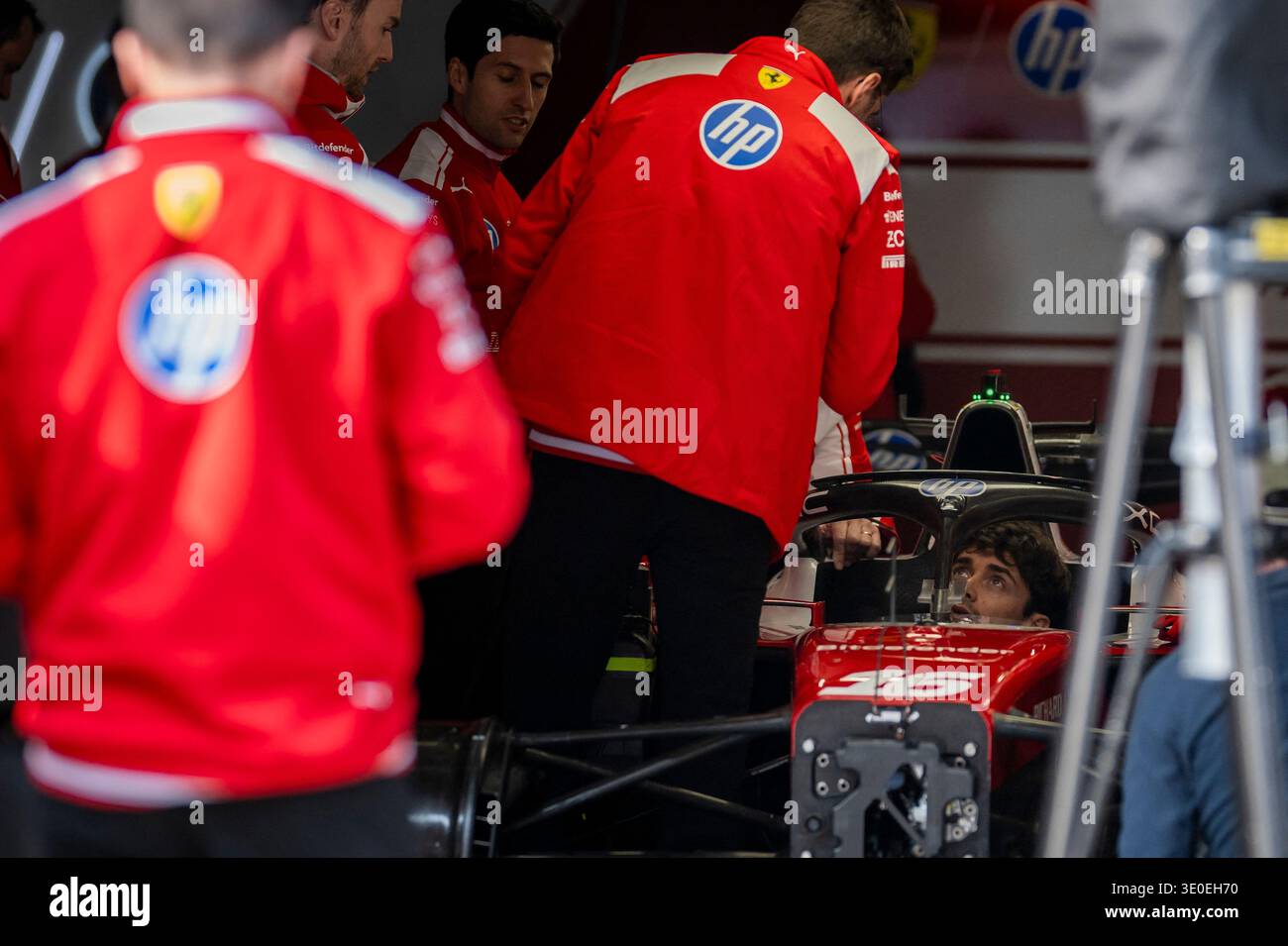 16 Charles Leclerc (Ferrari) at the Formula One Chinese Grand Prix at ...