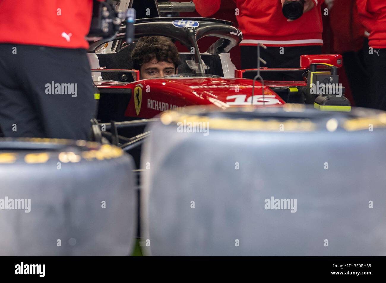 16 Charles Leclerc (Ferrari) at the Formula One Chinese Grand Prix at ...