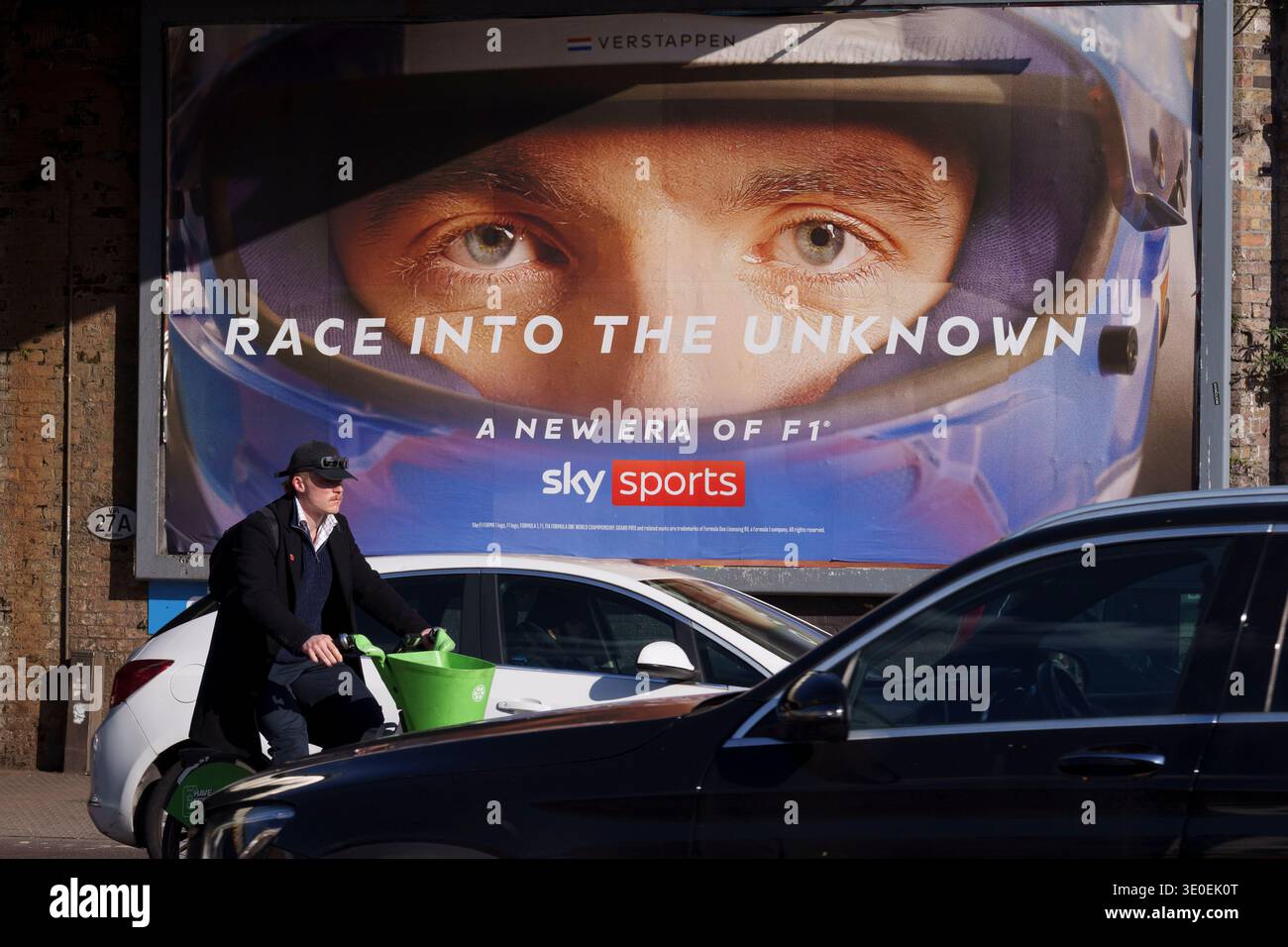 The face of Dutch Formula 1 racing driver, Max Verstappen of the Red ...