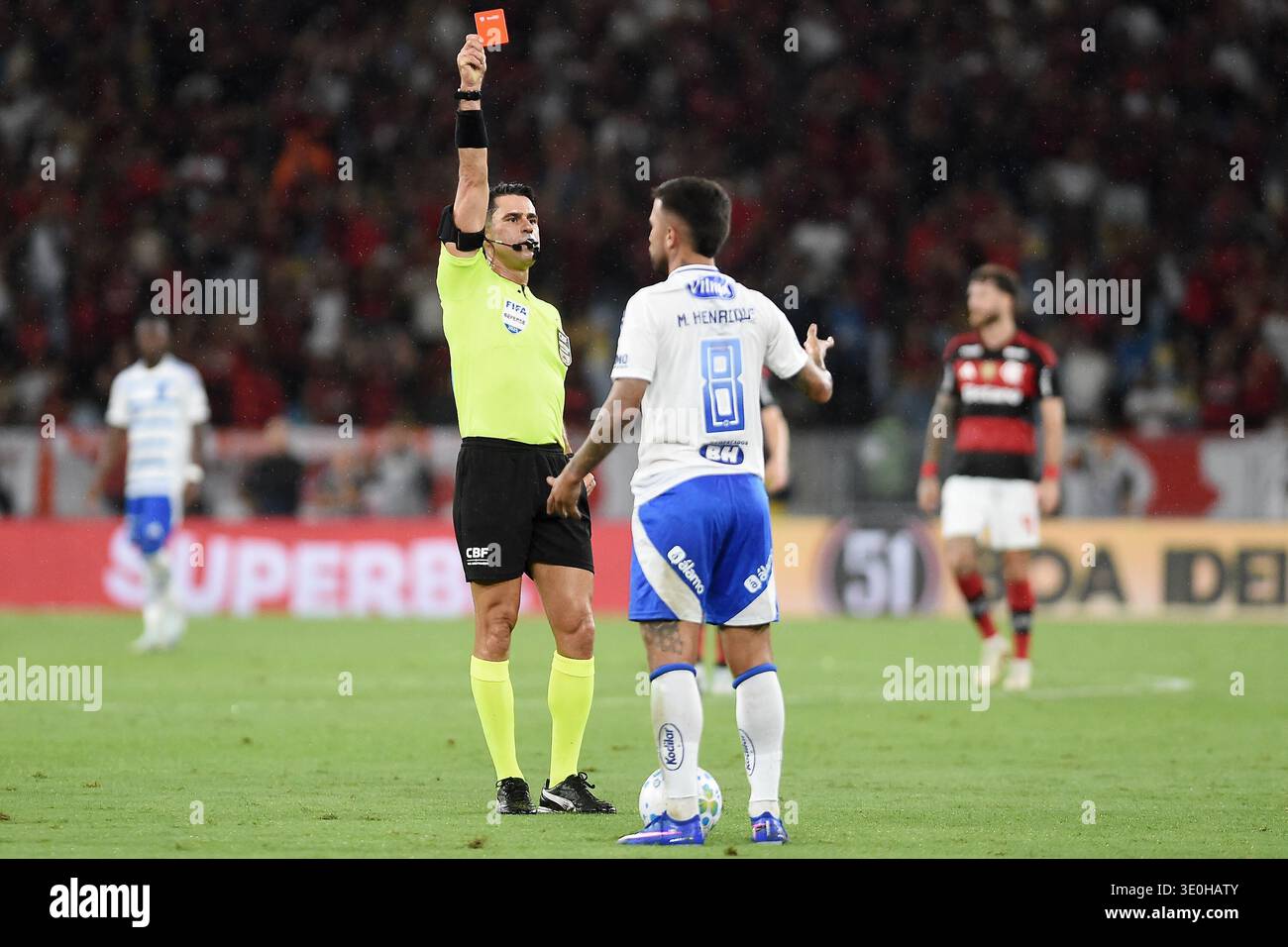 Rio de Janeiro, Brazil, March 11, 2026. Football referee Flavio ...
