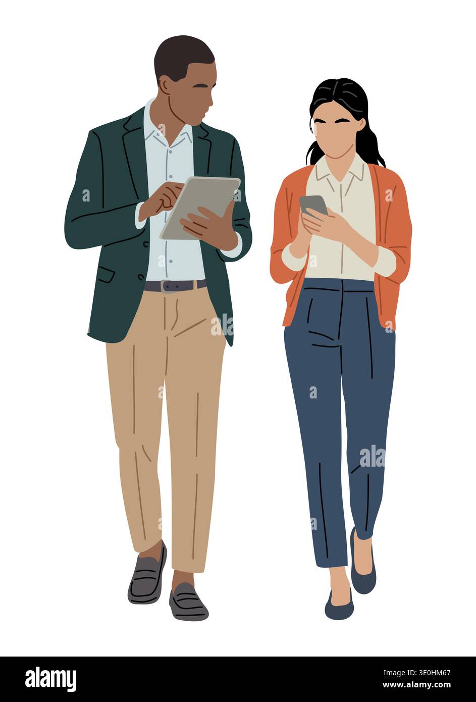 Young man engaged smartphone standing hi-res stock photography and ...