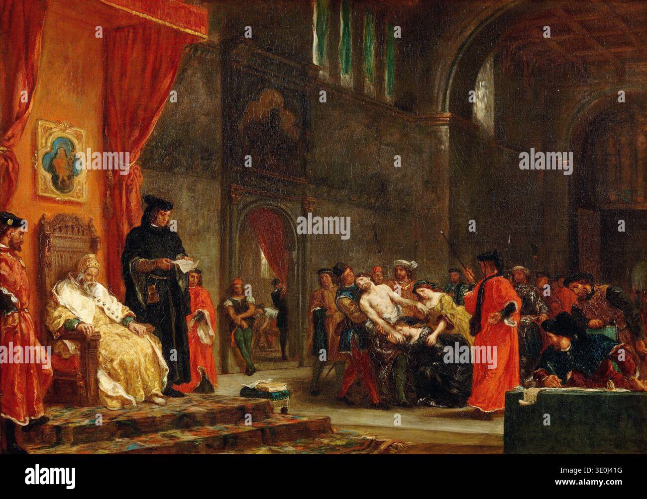Historical courtroom scene hi-res stock photography and images - Alamy