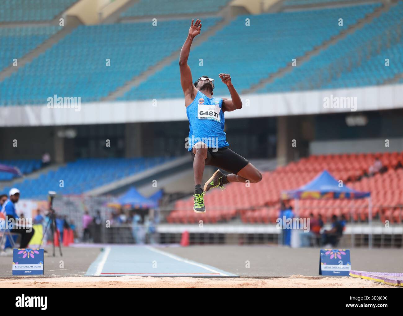 Sujith Mandalamkunnath (India) at MENS Long Jump T13 FINAL during day 2 ...