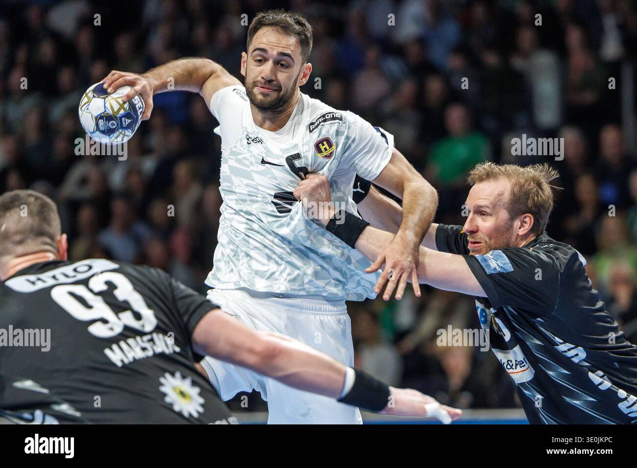 12 March 2026, Berlin: Handball, Men: Champions League, Füchse Berlin ...