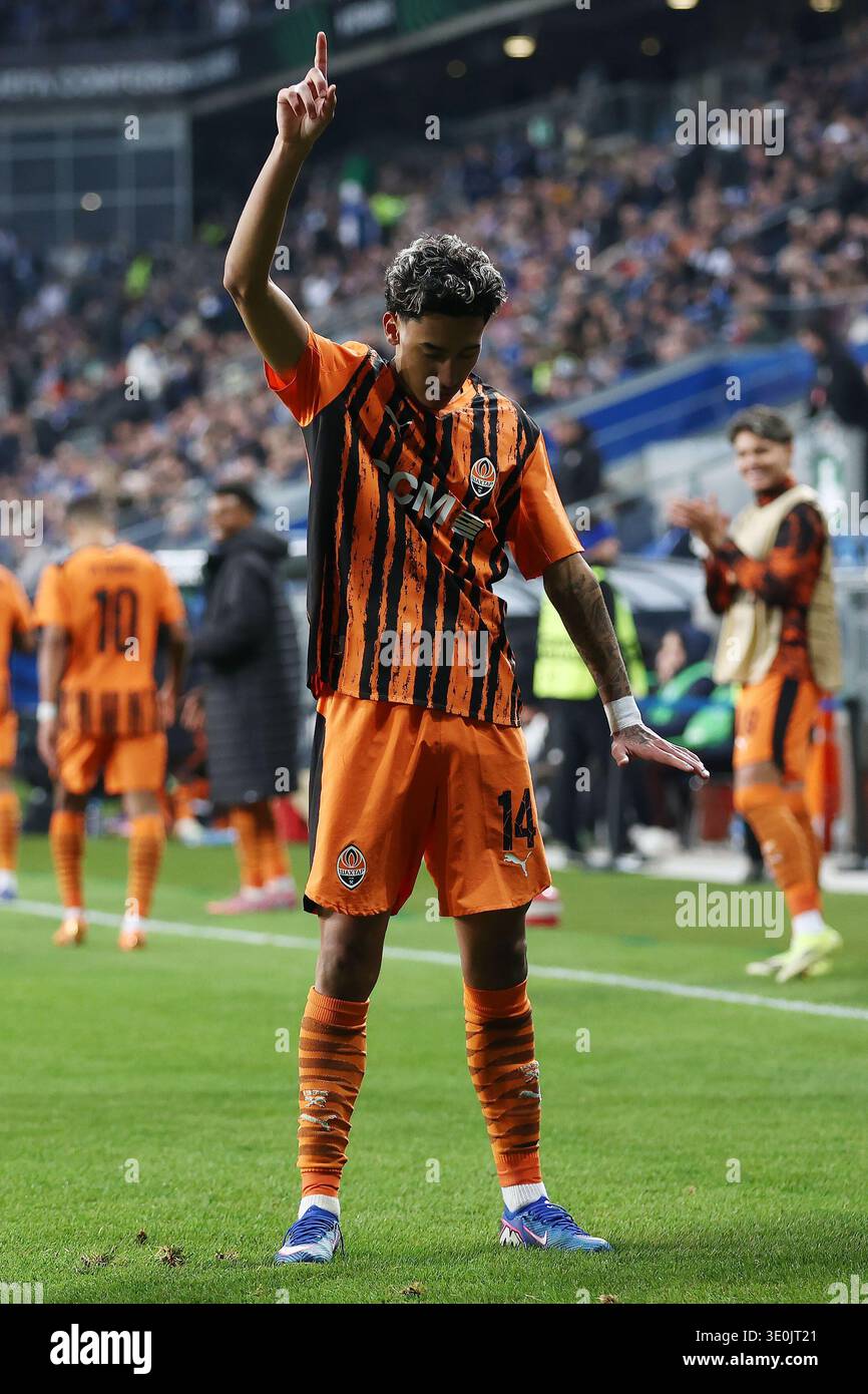 Isaque of Shakhtar Donetsk during the UEFA Conference League, Round of ...