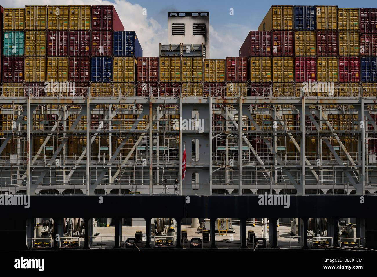 A cargo ship transits the Cocoli Locks at the Panama Canal, Thursday ...