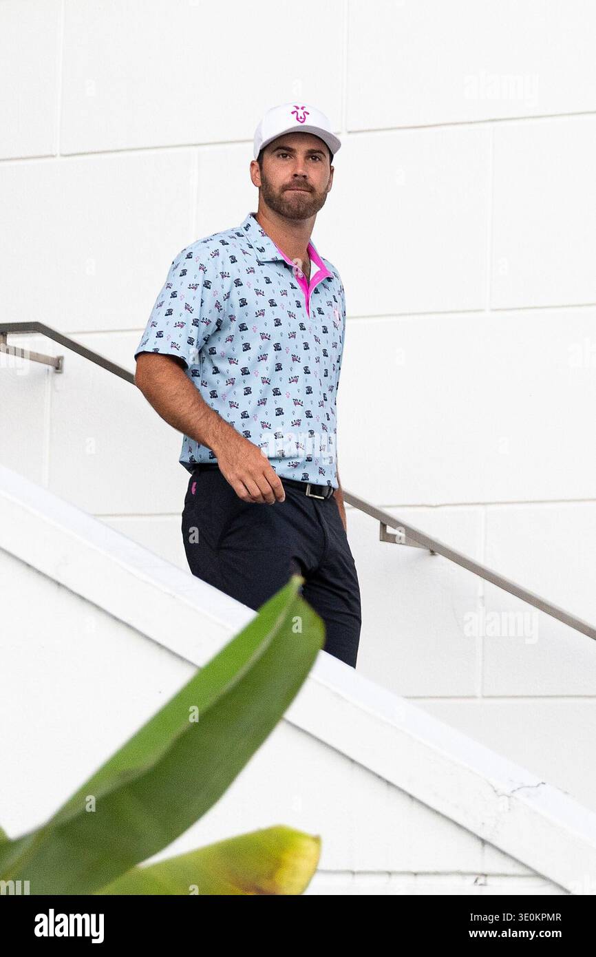 Matthew Wolff of RangeGoats GC looks on before the second round of ...