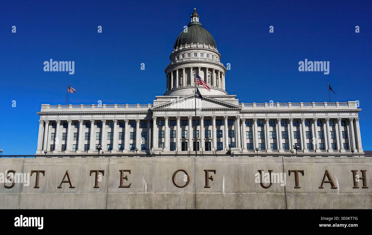 Utah State Capitol Building, Salt Lake City, Utah Stock Photo - Alamy