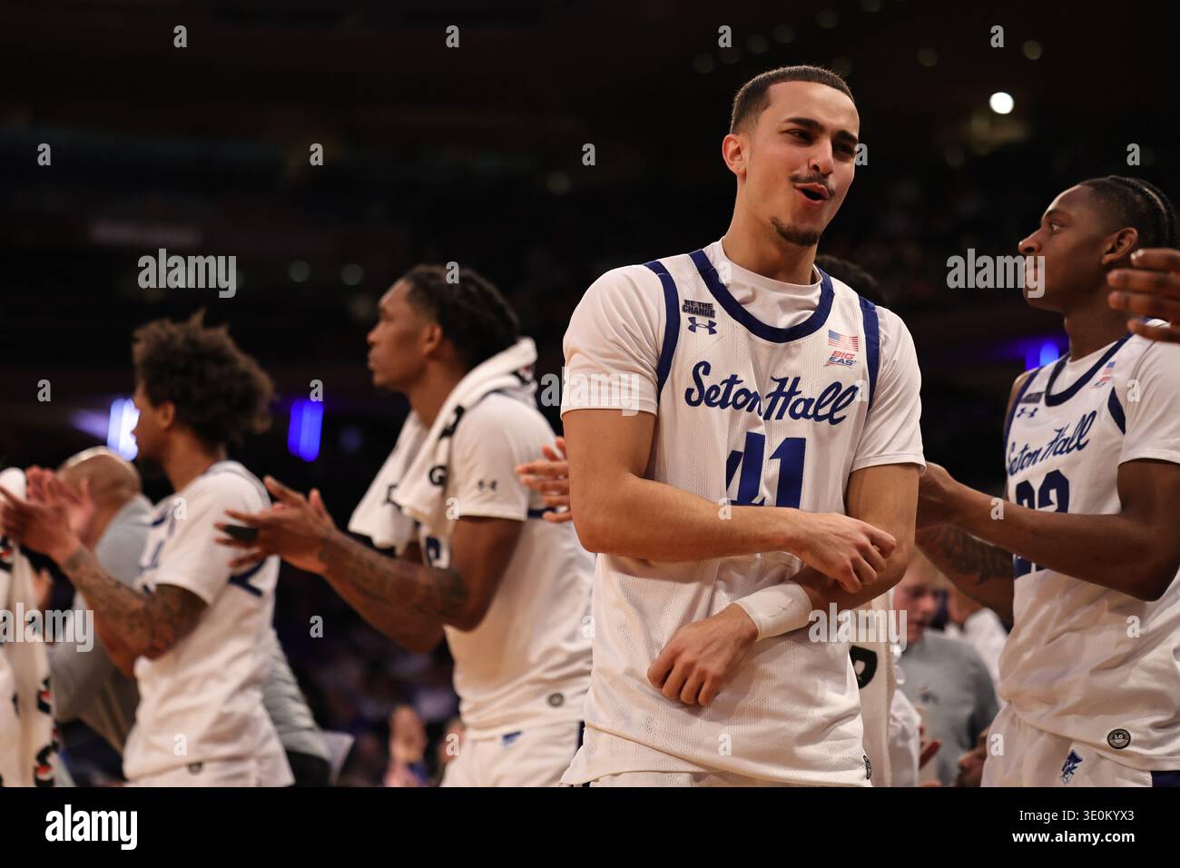 March 12, 2026; New York, New York, USA; Seton Hall guard David Gabriel ...