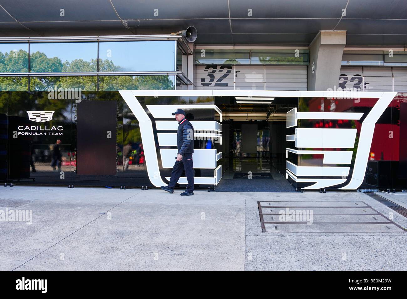 A general view showing the Cadillac team booth at the Shanghai ...