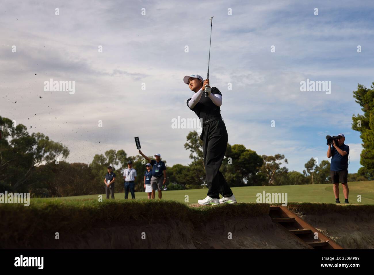 Minjee Lee of Australia during the 2026 Women's Australian Open at ...