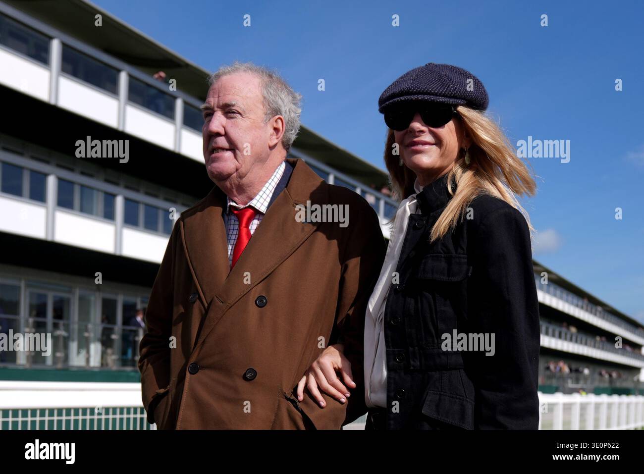 Jeremy Clarkson and Lisa Hogan on day four of the 2026 Cheltenham ...