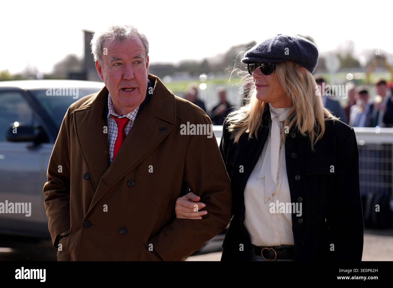Jeremy Clarkson and Lisa Hogan on day four of the 2026 Cheltenham ...
