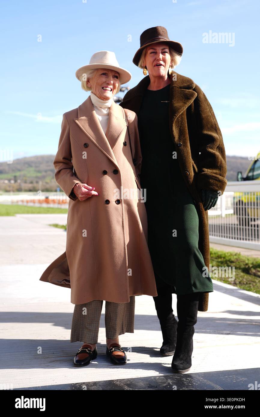 Belles Berry and Mary Berry (left) on day four of the 2026 Cheltenham ...