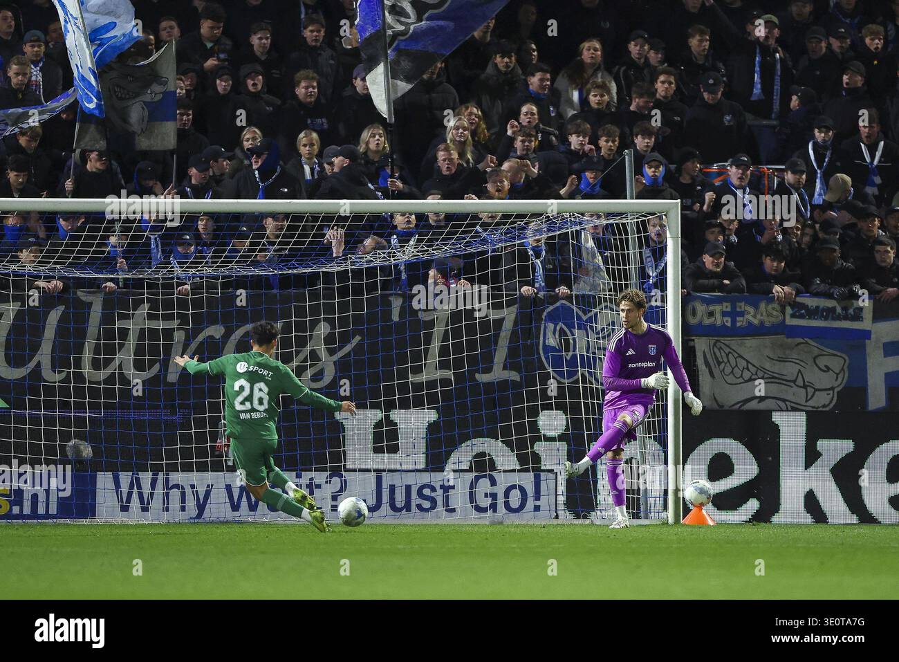 ZWOLLE , 13-03-2026 , Mac3Park Stadium , season 2025 / 2026 , Dutch ...