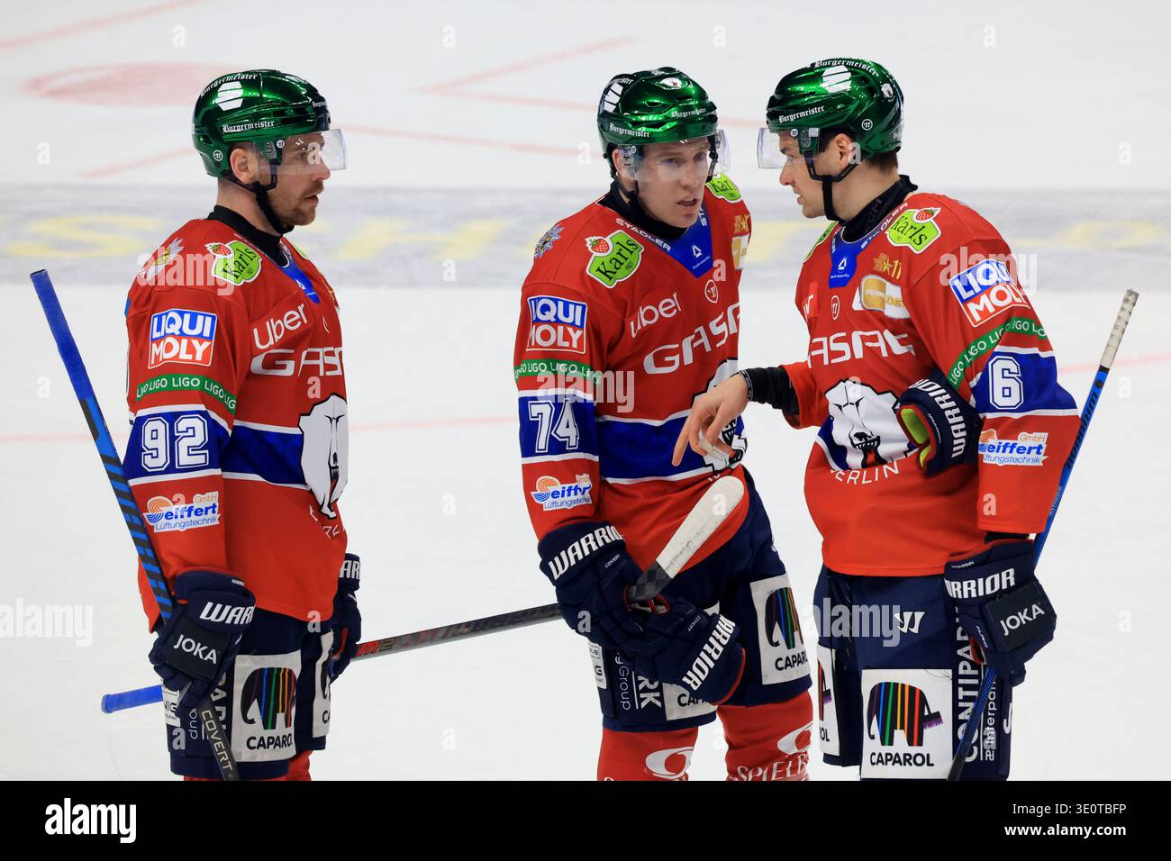 03/13/2026, Uber Arena, Berlin, DEU, DEL, 1.EBL, Polar Bears vs. Adler ...