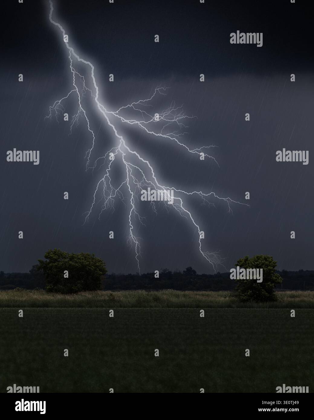 Dark stormy clouds lightning in hi-res stock photography and images - Alamy