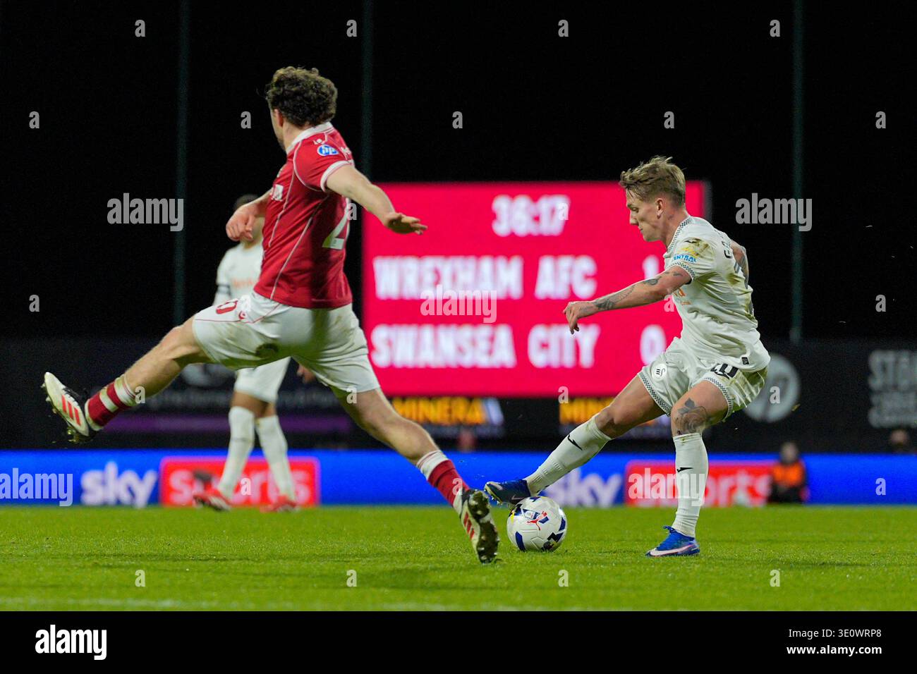 13th March 2026; Stok Cae Ras, Racecourse Ground, Wrexham, Wales; EFL ...