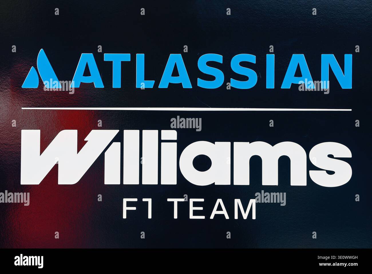 The Williams F1 Team Logo at Shanghai International Circuit during the ...