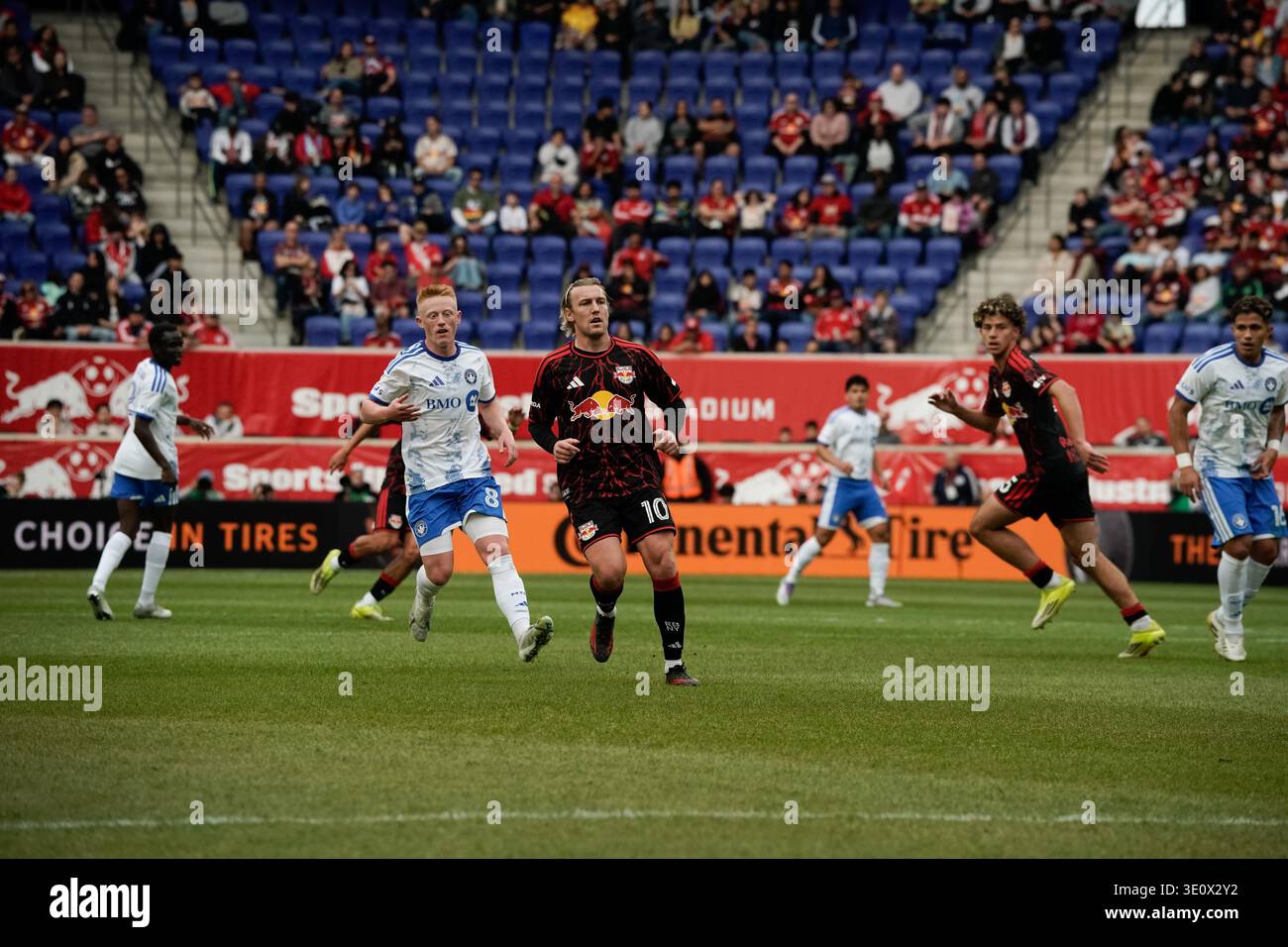 Emil Forsberg of RBNY seen in action during the Red Bull New York ...
