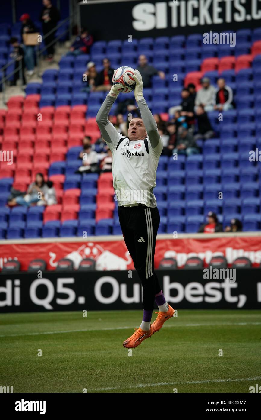 Ethan Horvath of RBNY seen practicing before the Red Bull New York ...