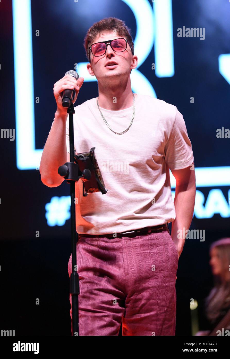 Braden Rumfelt on stage for Braden Rumfelt in Concert, Anderson Music ...