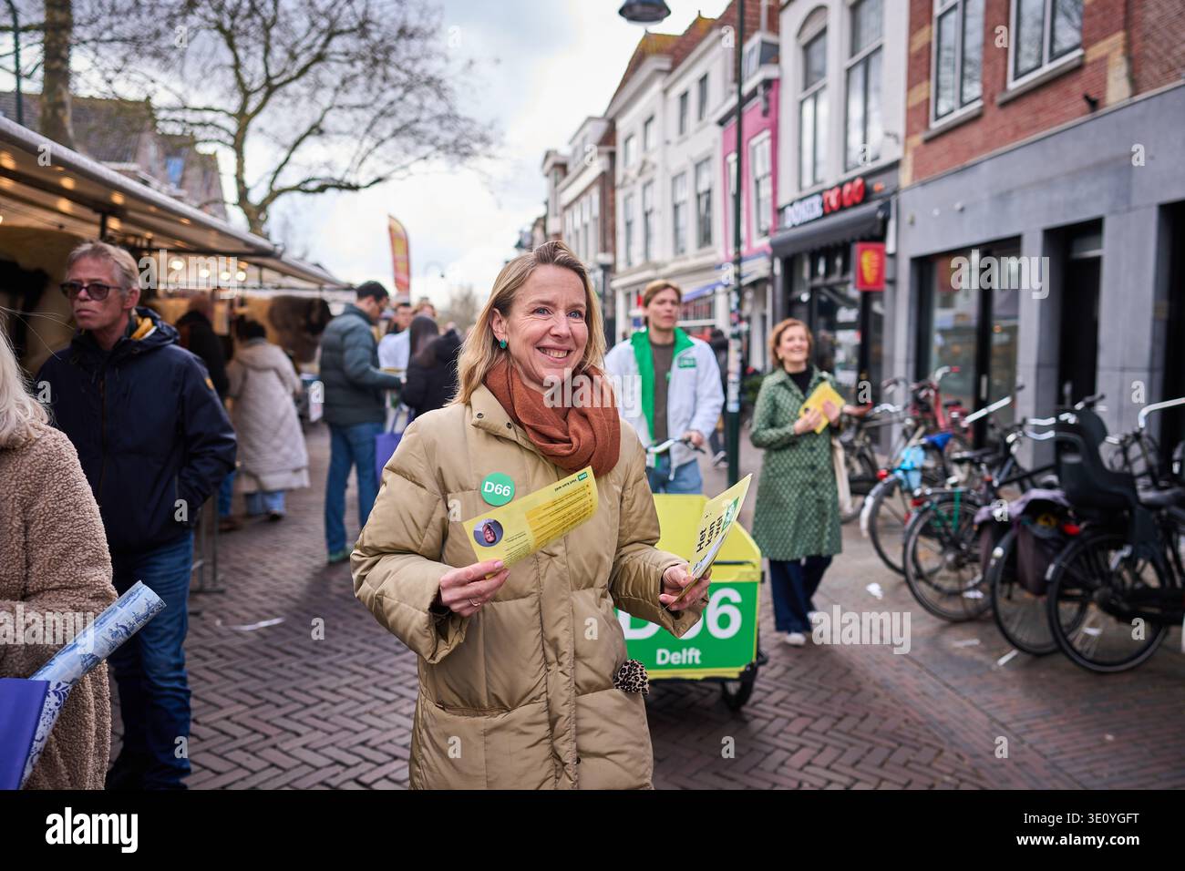 DELFT - Stientje van Veldhoven, Minister of Climate and Green Growth ...