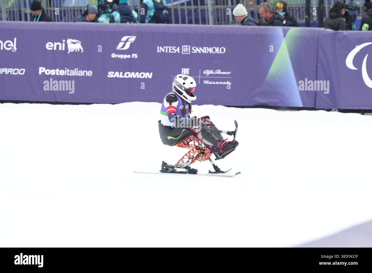March 14, 2026, Milan, Lombardy, Italy: Hailey Griffin, USA Sit Skier ...