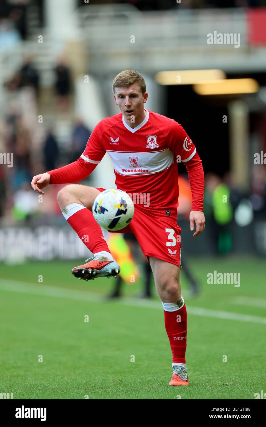 Middlesbrough's Matt Targett during the Sky Bet Championship match at ...