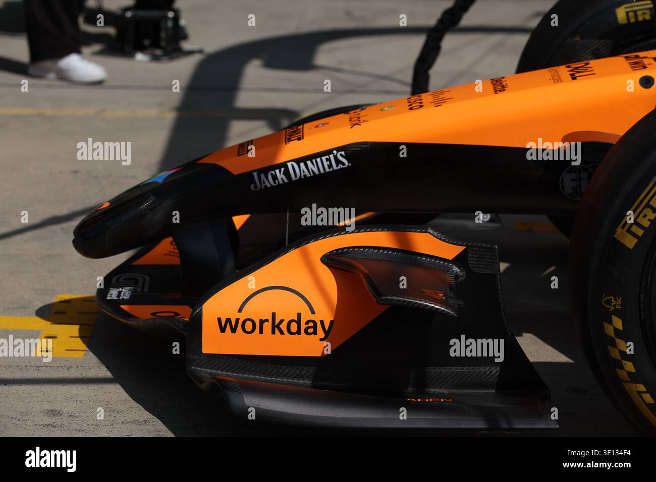 Mclaren Front wing, technical detail, during the Chinese GP, Formula 1 ...